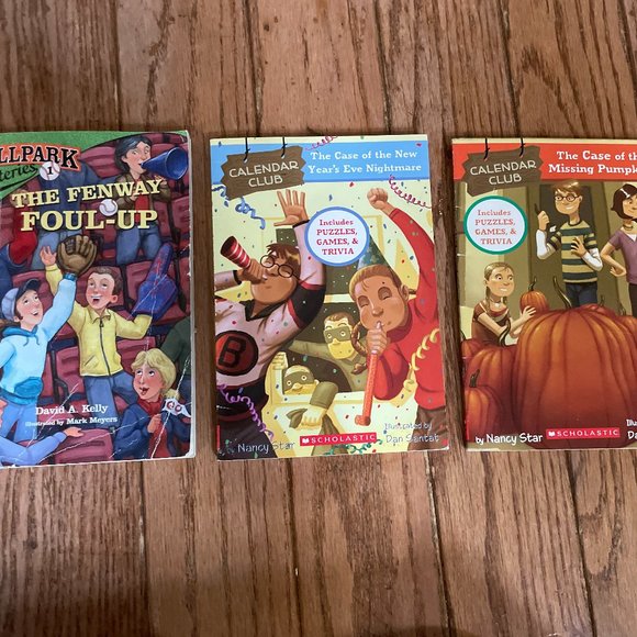 Scholastic | Toys | 3 Kids Mystery Readers Books Ballpark Mysteries 2 ...